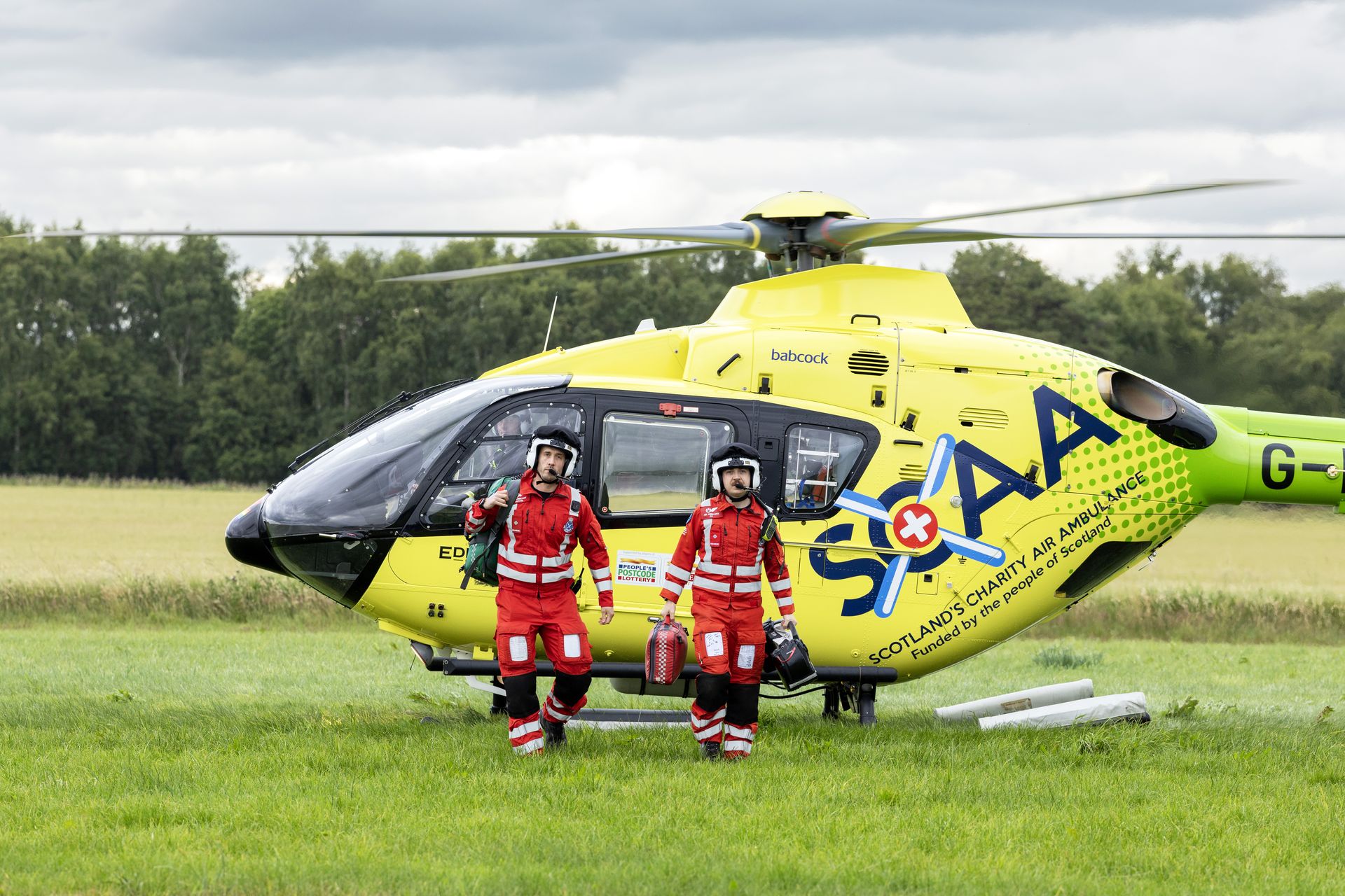 What should you do if you see an air ambulance hovering overhead ...