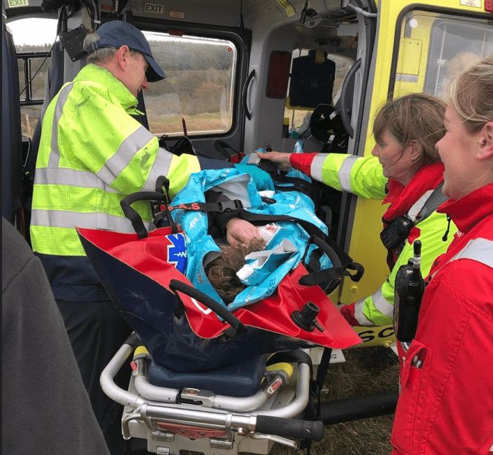 'The pain in my leg was horrendous': Teen rescued after motocross crash ...