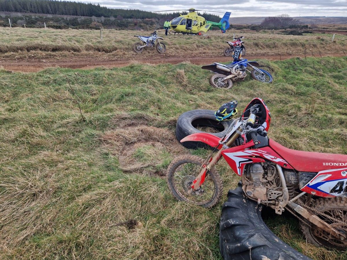'The pain in my leg was horrendous': Teen rescued after motocross crash ...