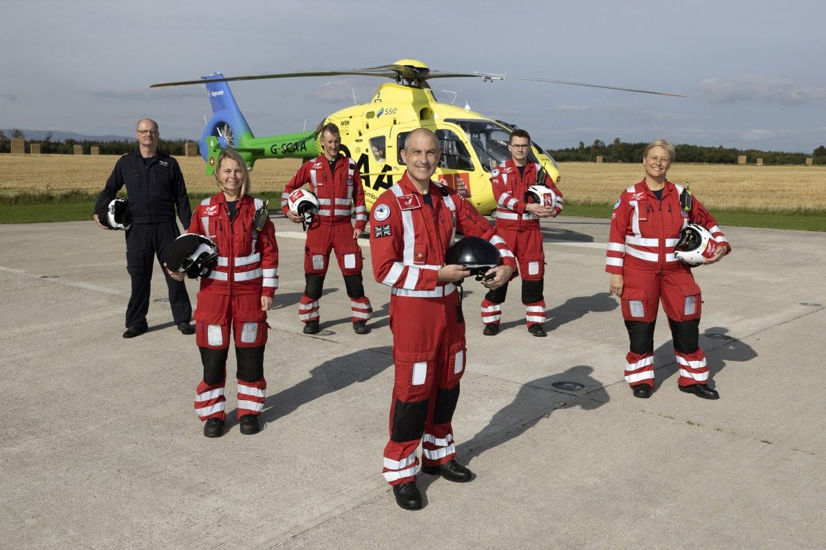 Scotland's Charity Air Ambulance bid a sad farewell to its longest ...