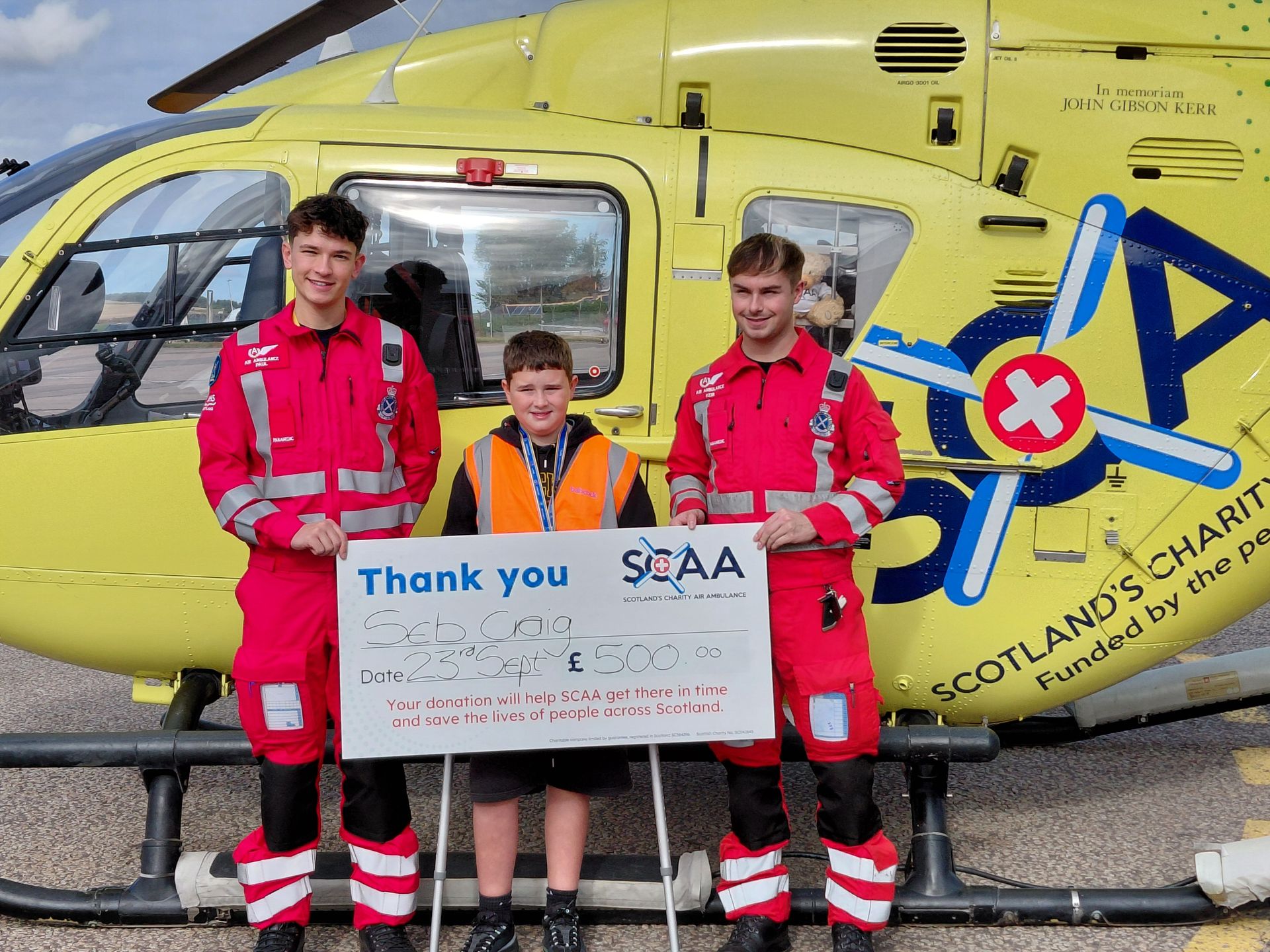 Seb's Story | Scotland's Charity Air Ambulance