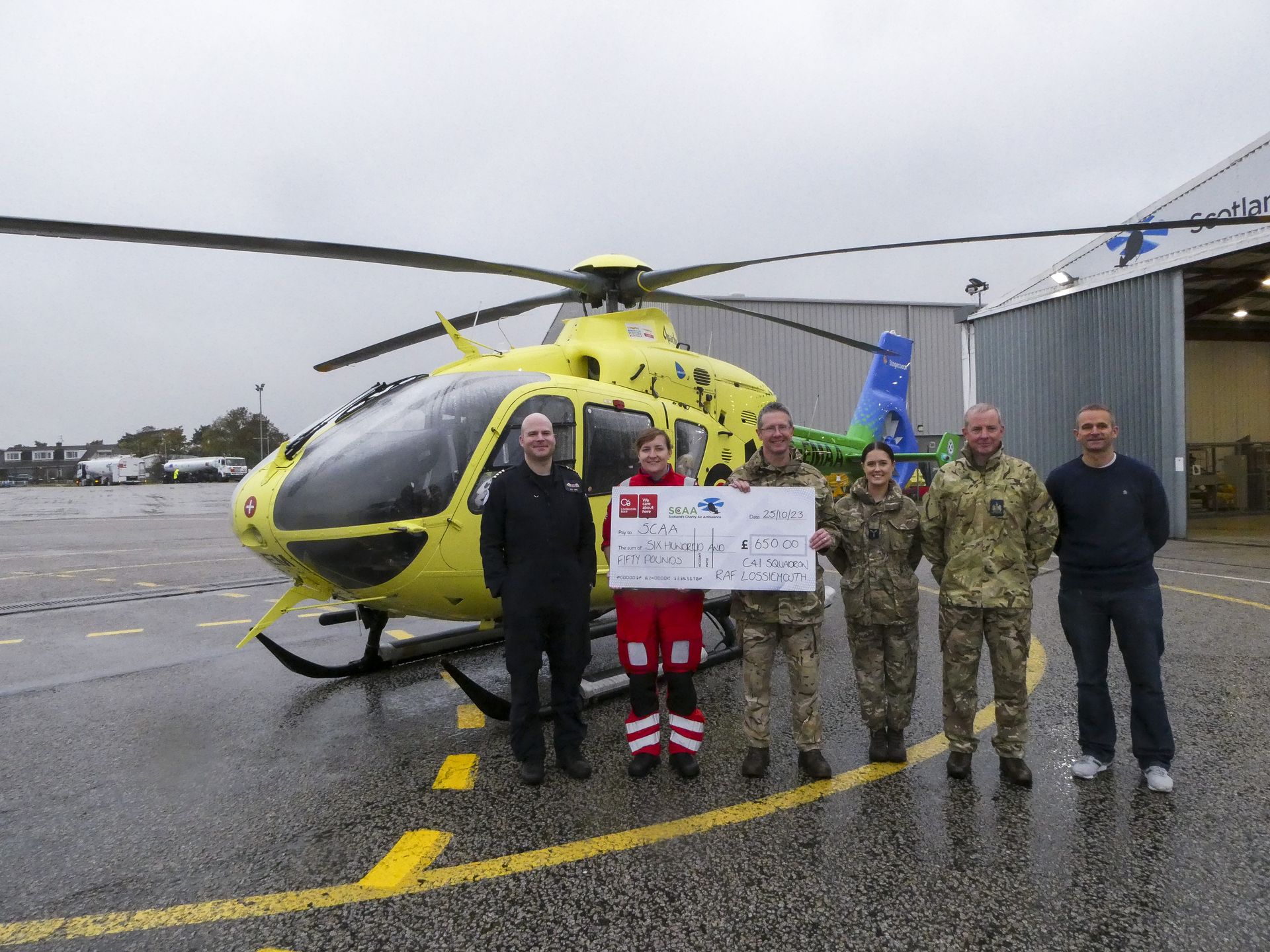 Scotland's Charity Air Ambulance tasked to airlift RAF Officer severely ...
